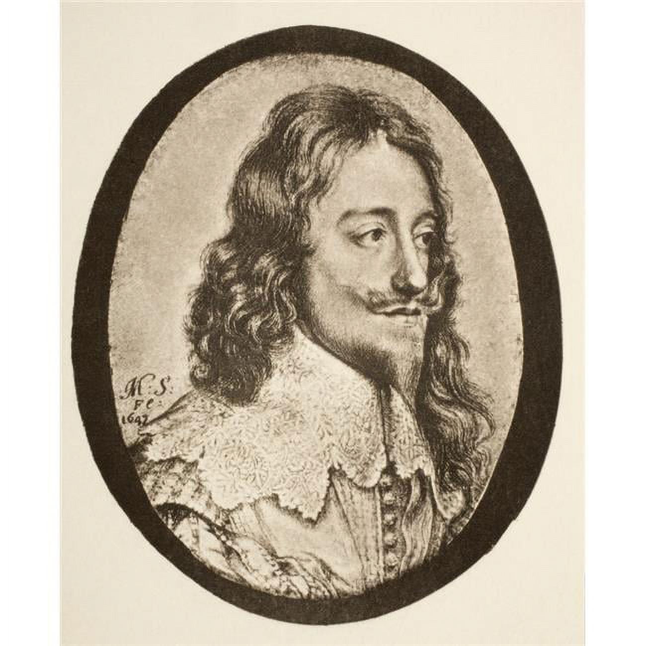 King Charles I of England 1600 - 1649 After A Painting Made In 1647 By ...