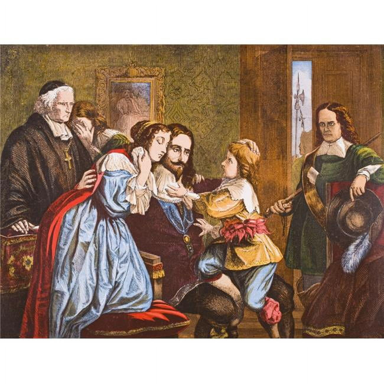 King Charles I of England 1600-1649 Taking Leave of His Children Before ...