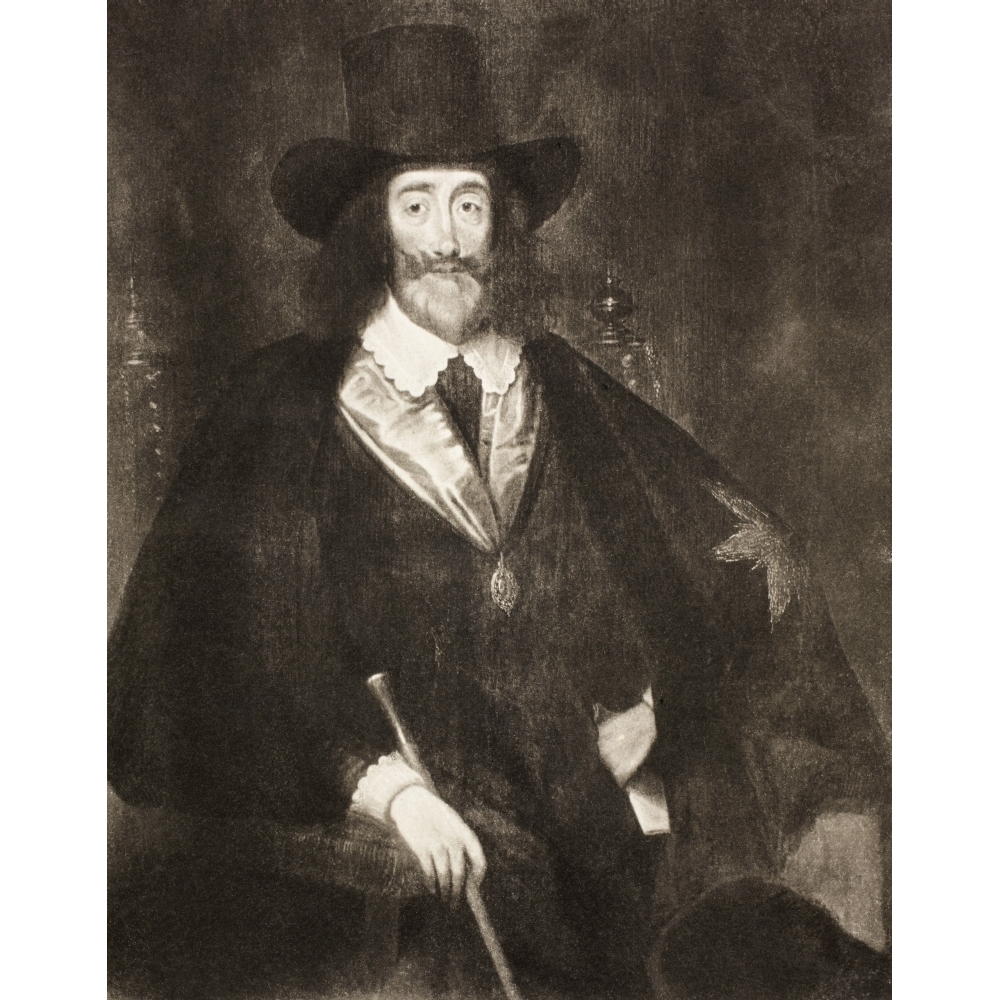 King Charles I Of England 1600 - 1649 As He Sat At His Trial. After A ...