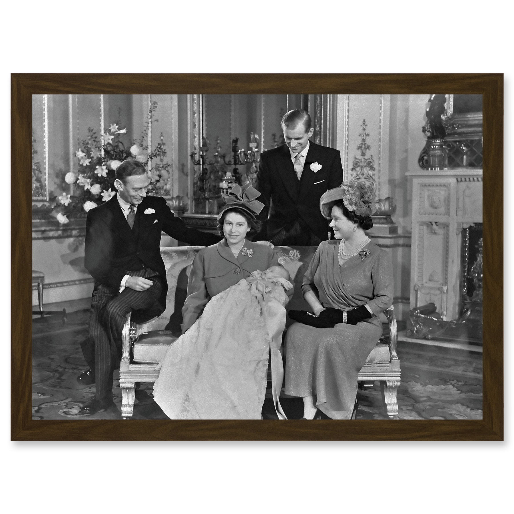 King Charles III Third of England Christening Queen Elizabeth King ...
