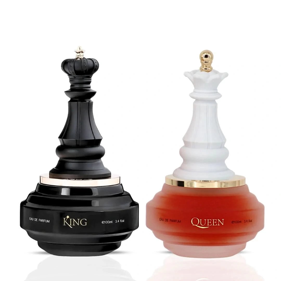 King Check Mate & Queen Check Mate Eau de Parfum Sprays 100ml (3.4 oz ...