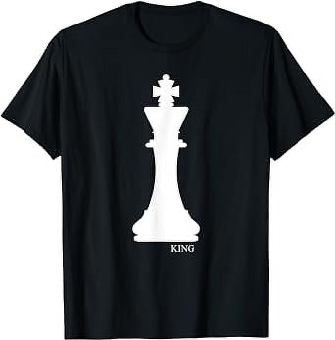 King Chess Piece Group Costume Chess Club Chess Board T-Shirt - Walmart.com