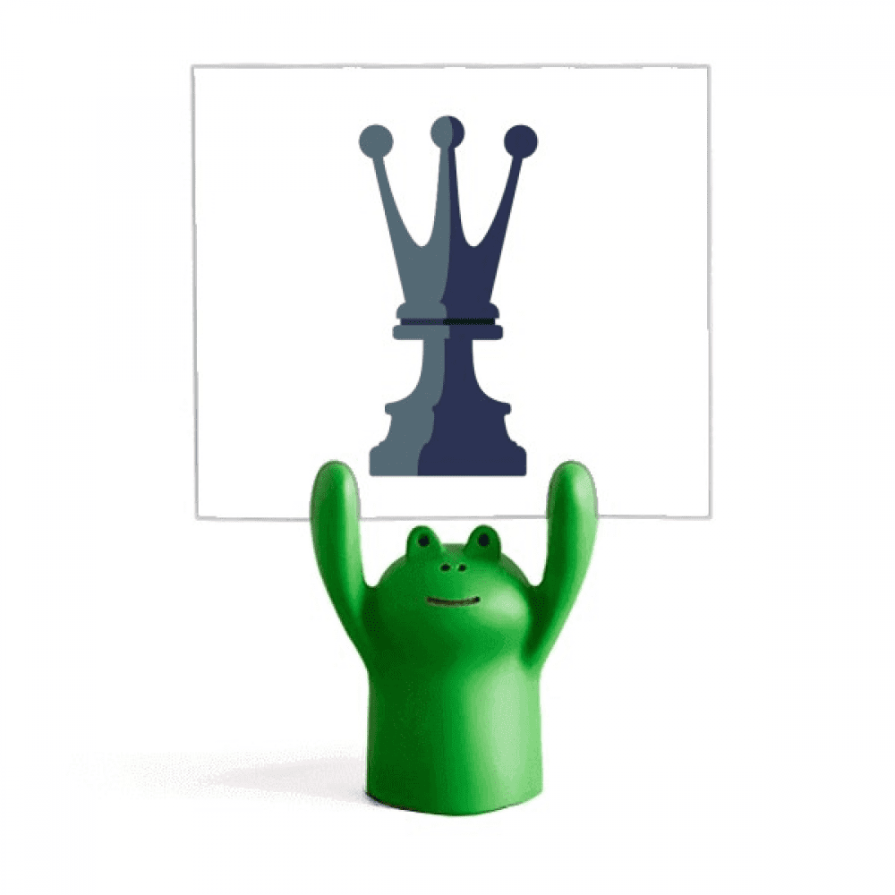 King Chess Strategy Game Roy Monarch Memo Holder Cartoon Animal Frog ...