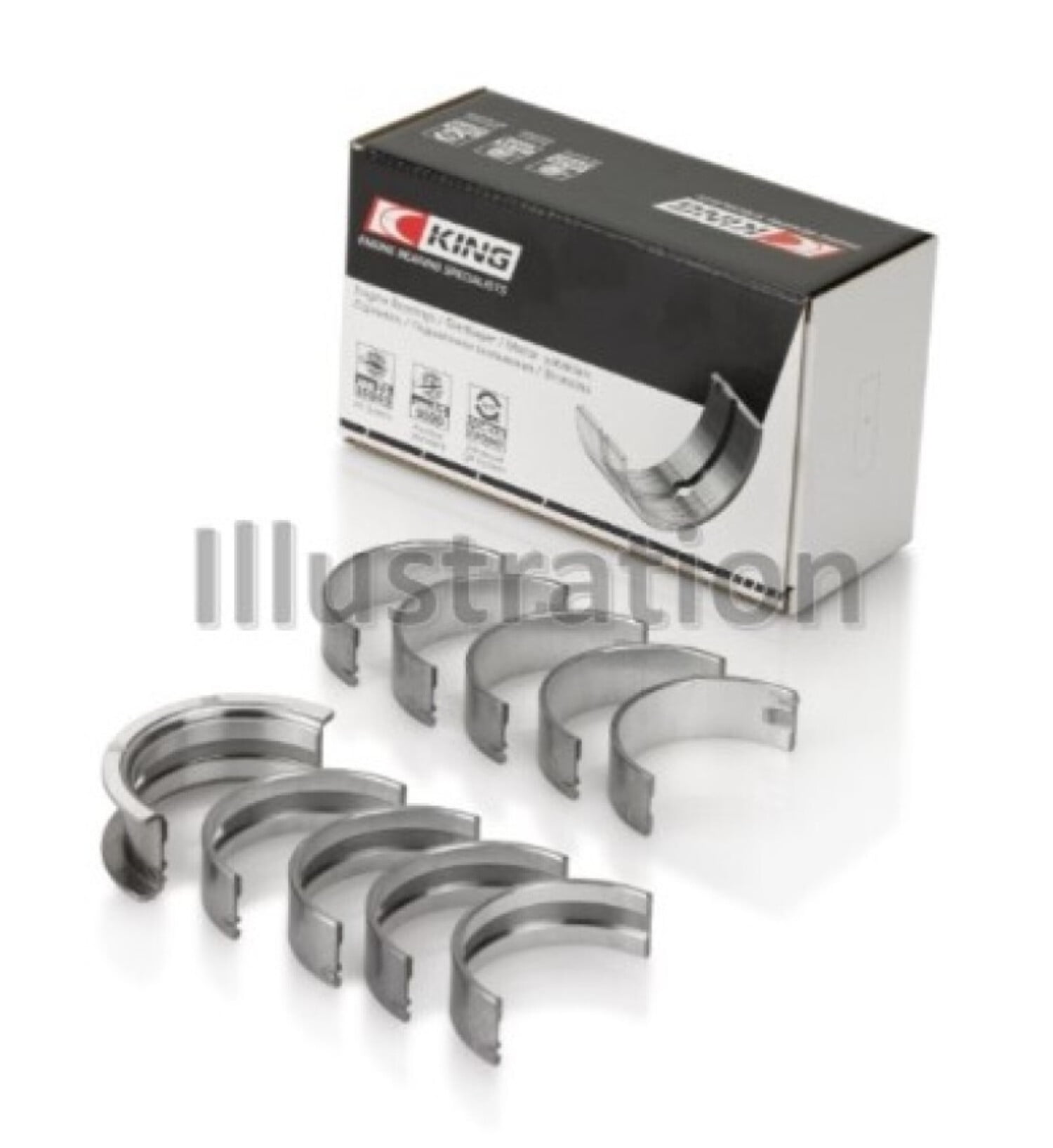 King Chevrolet 396/400/427/502 (Undersize 0.60in) SI-Series Main ...