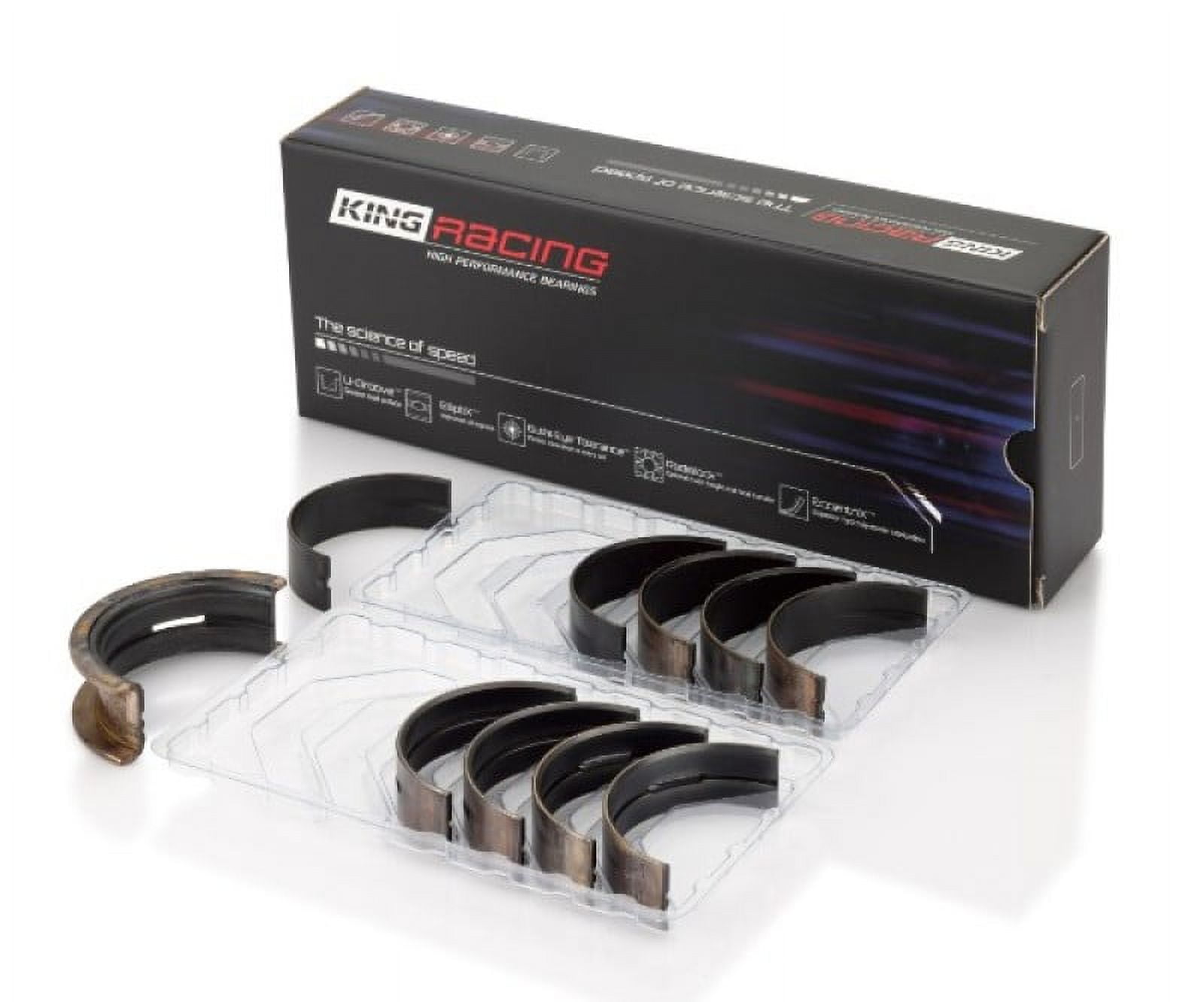 King Chevy LS1 / LS6 / LS3 (Size 010X) Performance Main Bearing Set ...