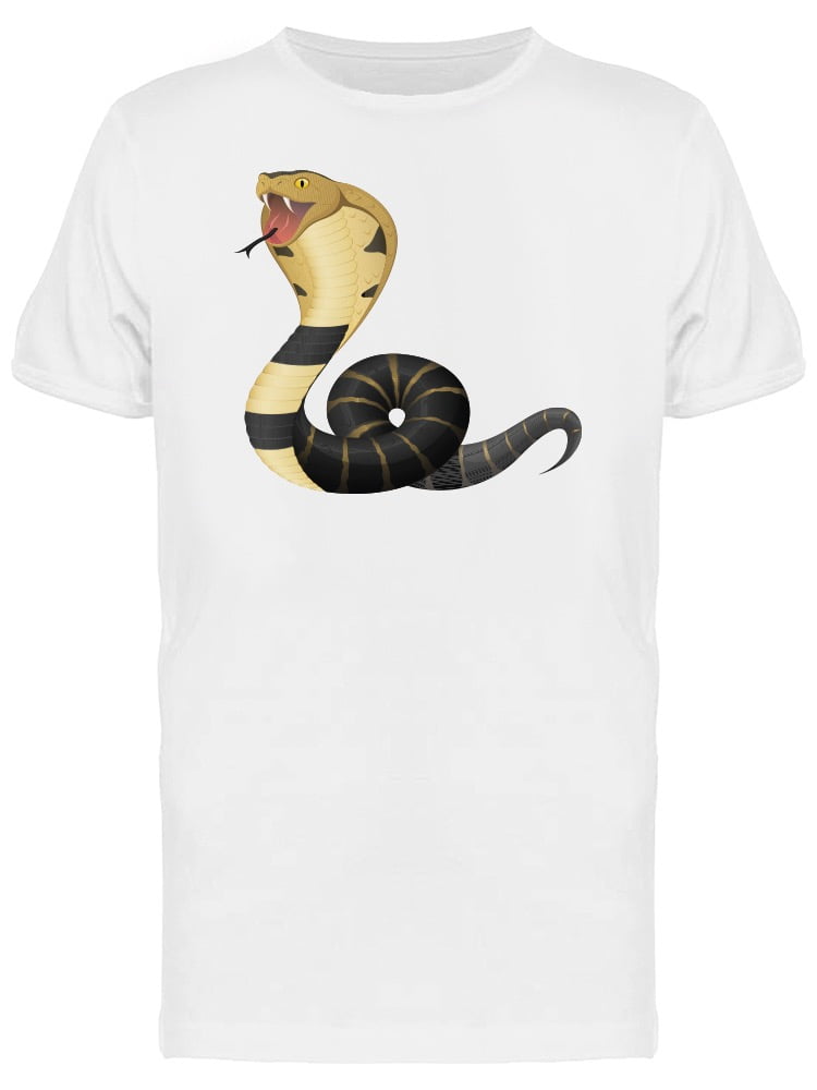 King Cobra Snake. T-Shirt Men -Image by Shutterstock, Male Large ...