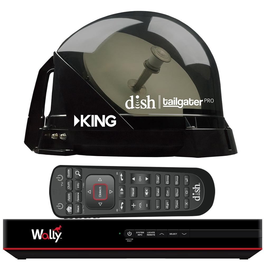 King Controls Dish Tailgater Pro Premium Satellite Portable TV Antenna ...