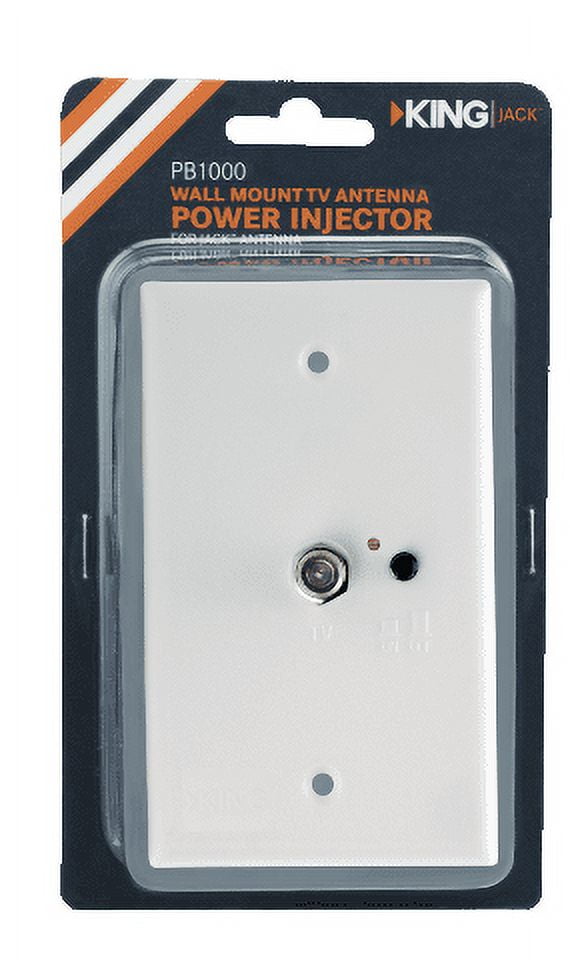 King Controls PB1000 Antenna Power Injector Switch, White - Walmart.com