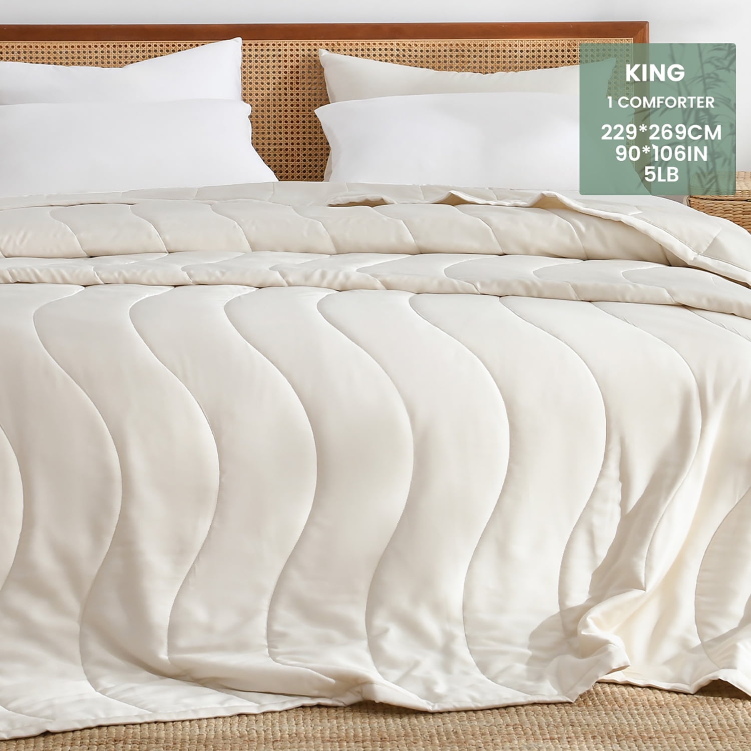 King Cooling Comforter Queen Absorb Body Heat to Keep Cool, Cooling ...