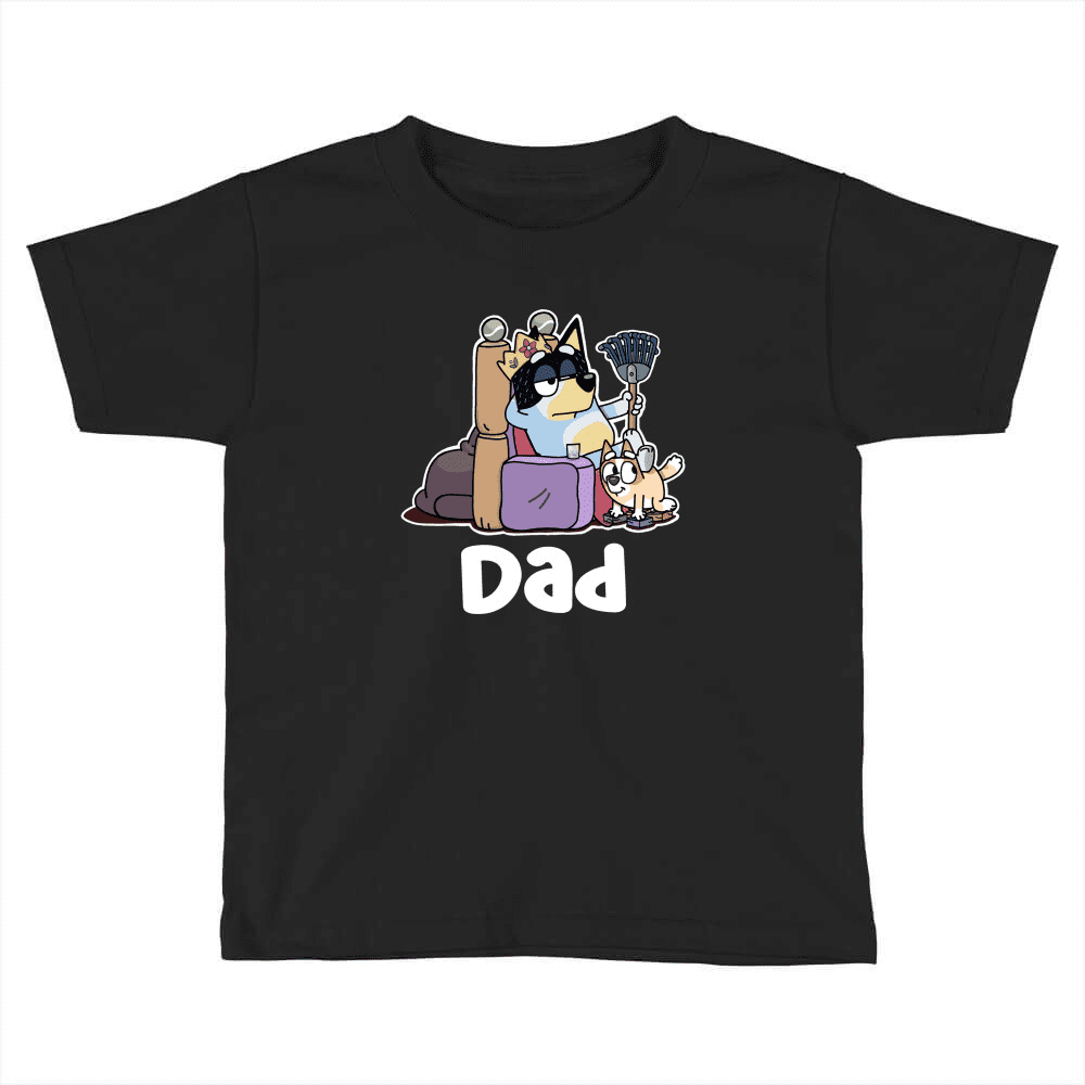 King Dad Toddler T Shirt Cute Bluey Shirt, Trending Bluey Tee, Bluey ...