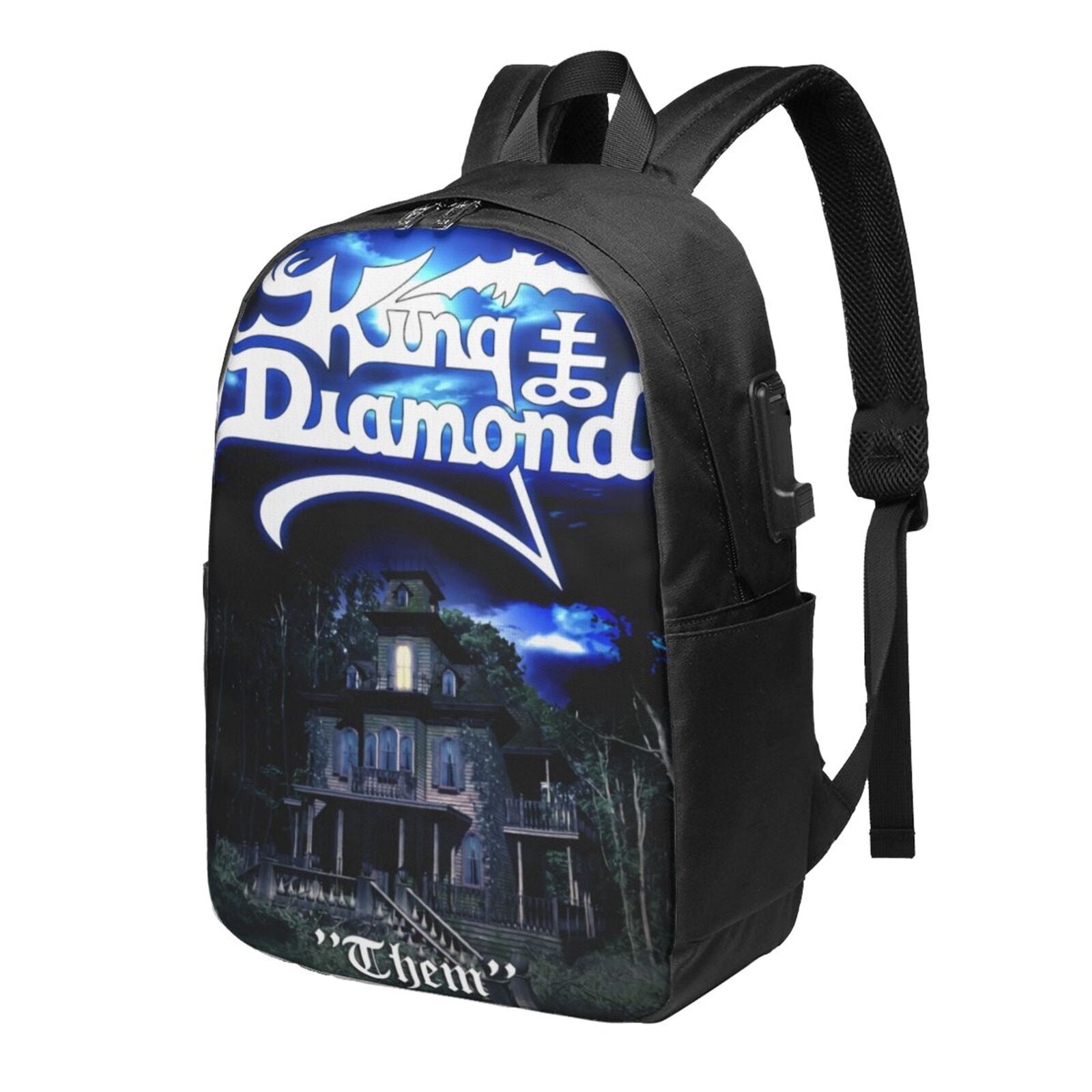 King Diamond Backpack Fashion Travel Backpack Laptop Backpack 17 Inch ...