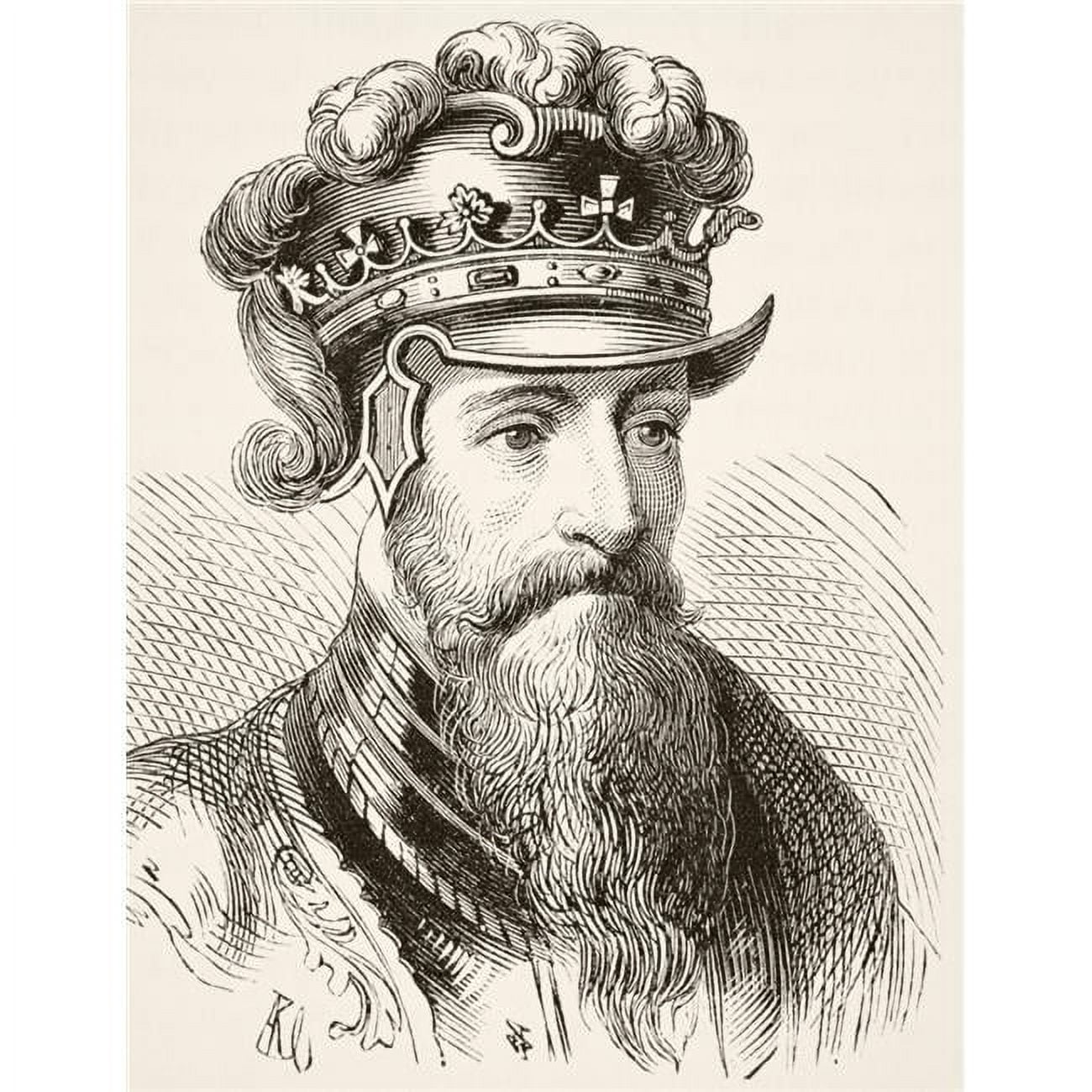 King Edward III of England 1312 To 1377 From The National & Domestic ...