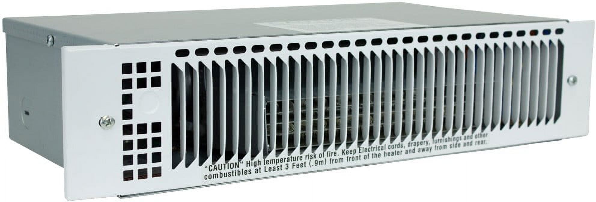 King Electric 1500W / 120V Multi-Watt Electric Kickspace Heater, White ...