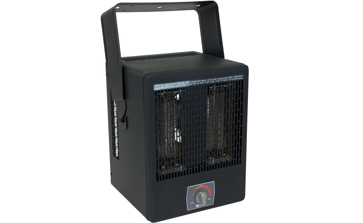 King Electric 240V 5000W Electric Garage Heater, Black, EKB2450TB ...
