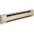 King Electric 4' Baseboard Heater, 1000-750W, 240-208V, Almond ...