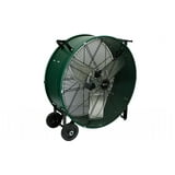 King Electric DFC-36D 36 in. Direct Drive Fixed Drum Ventilation Fan, 2 ...