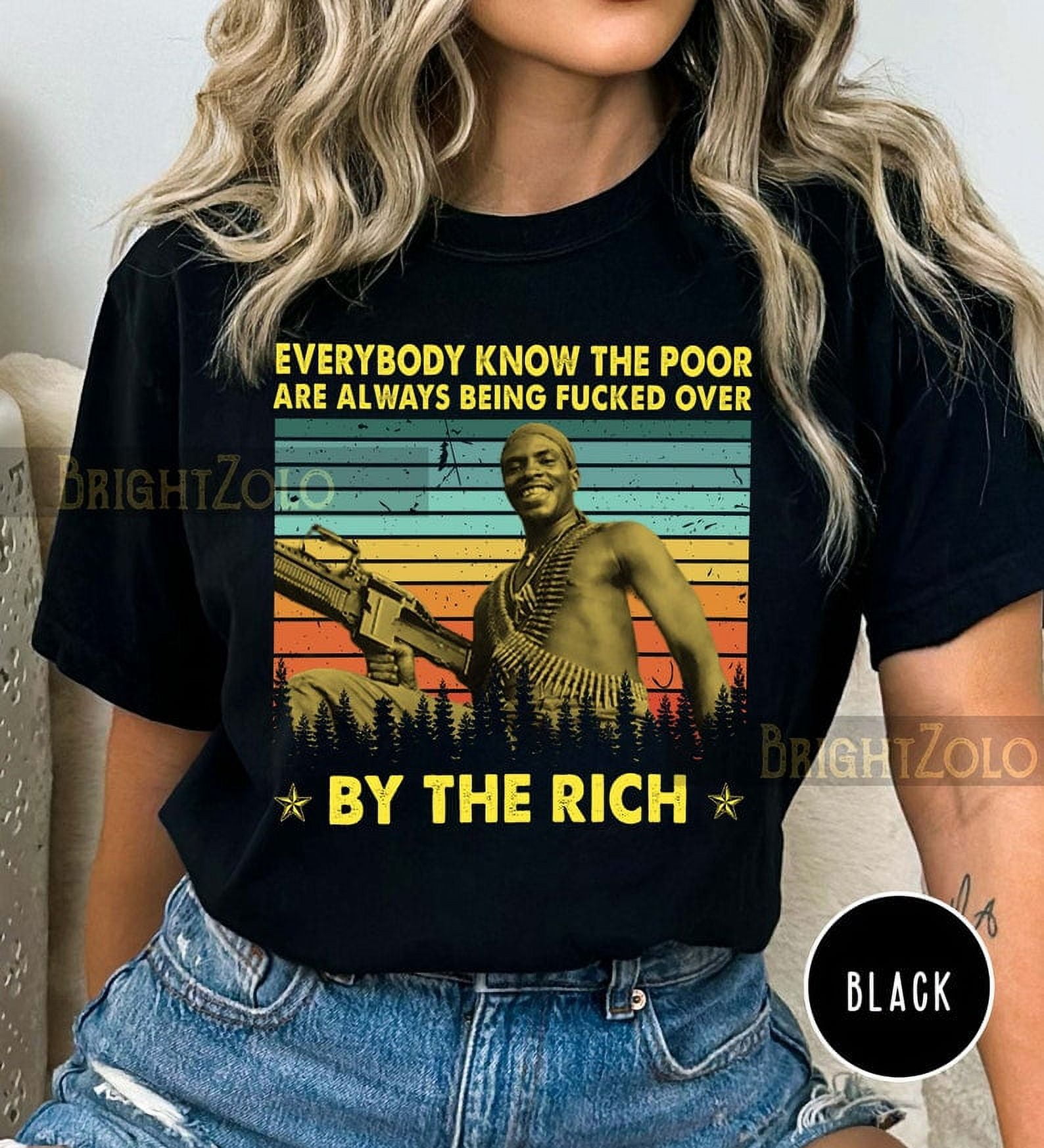 King - Everybody Know The Poor Sunset Vintage Retro Colors T-shirt ...