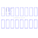 King General Motors Duramax Diesel L86/ LT1/ LT4 Connecting Rod Bearing ...
