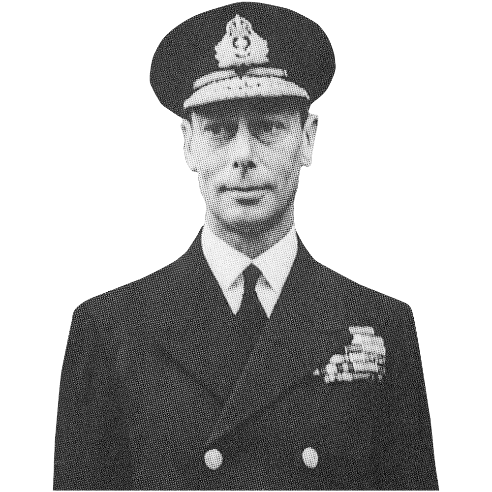 King George VI (Uniform) Half Body Buddy Cutout - Walmart.com