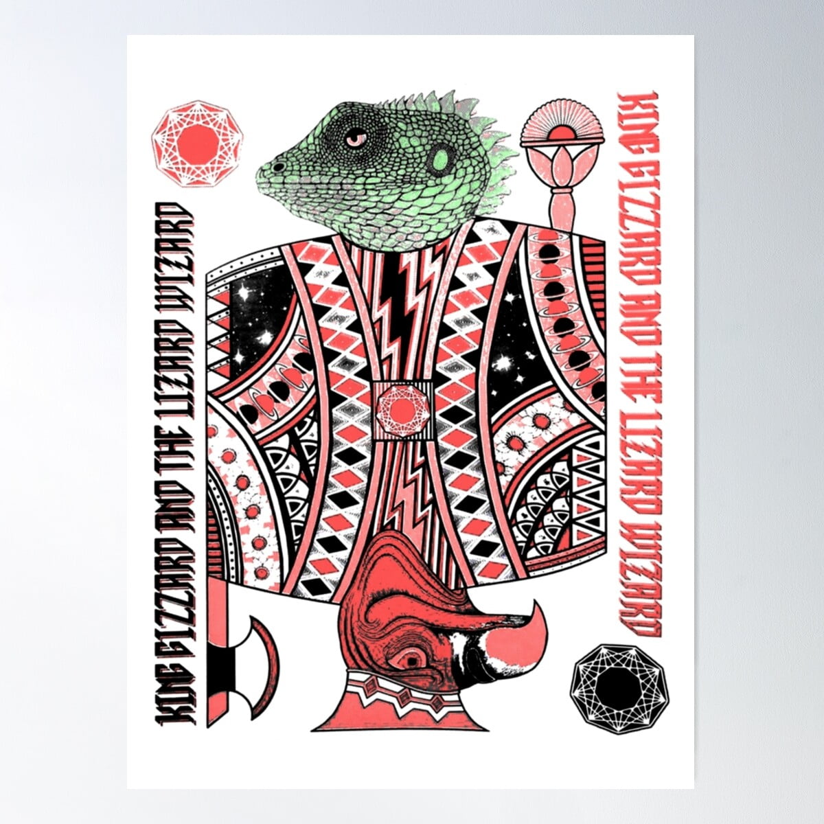 King Gizzard And The Lizard Wizard Rock Band Poster Wall Art, Modern ...