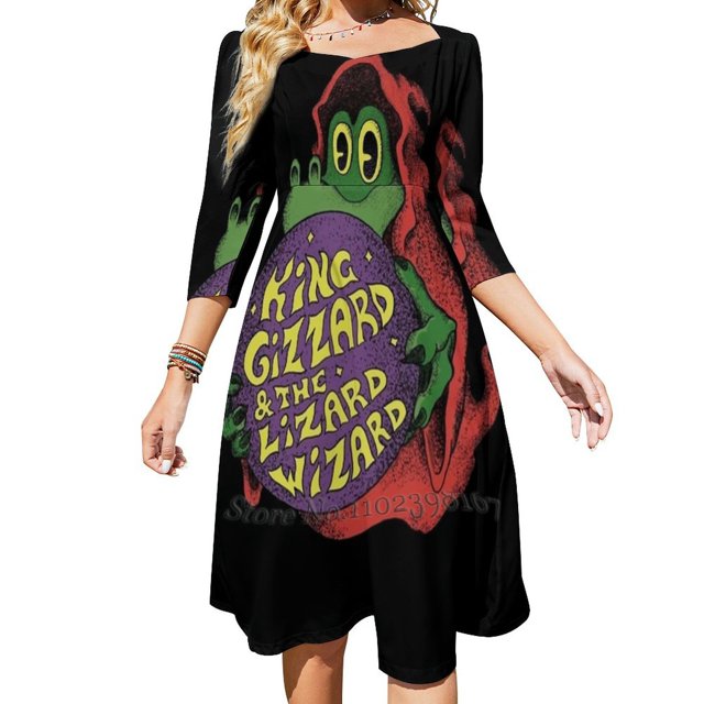 King Gizzard And The Lizard Wizard Sweet Elegant Dress Women Korean ...