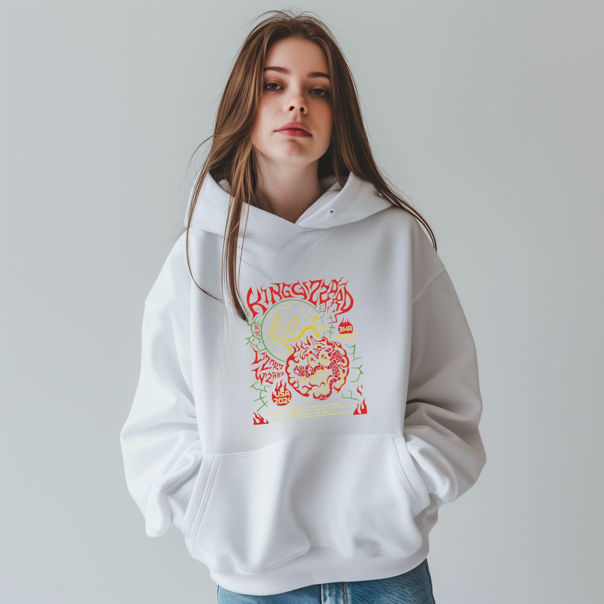 King Gizzard & The Lizard Wizard Tour Shows 2024 Hoodie , for men & women, up to size 5XL ...