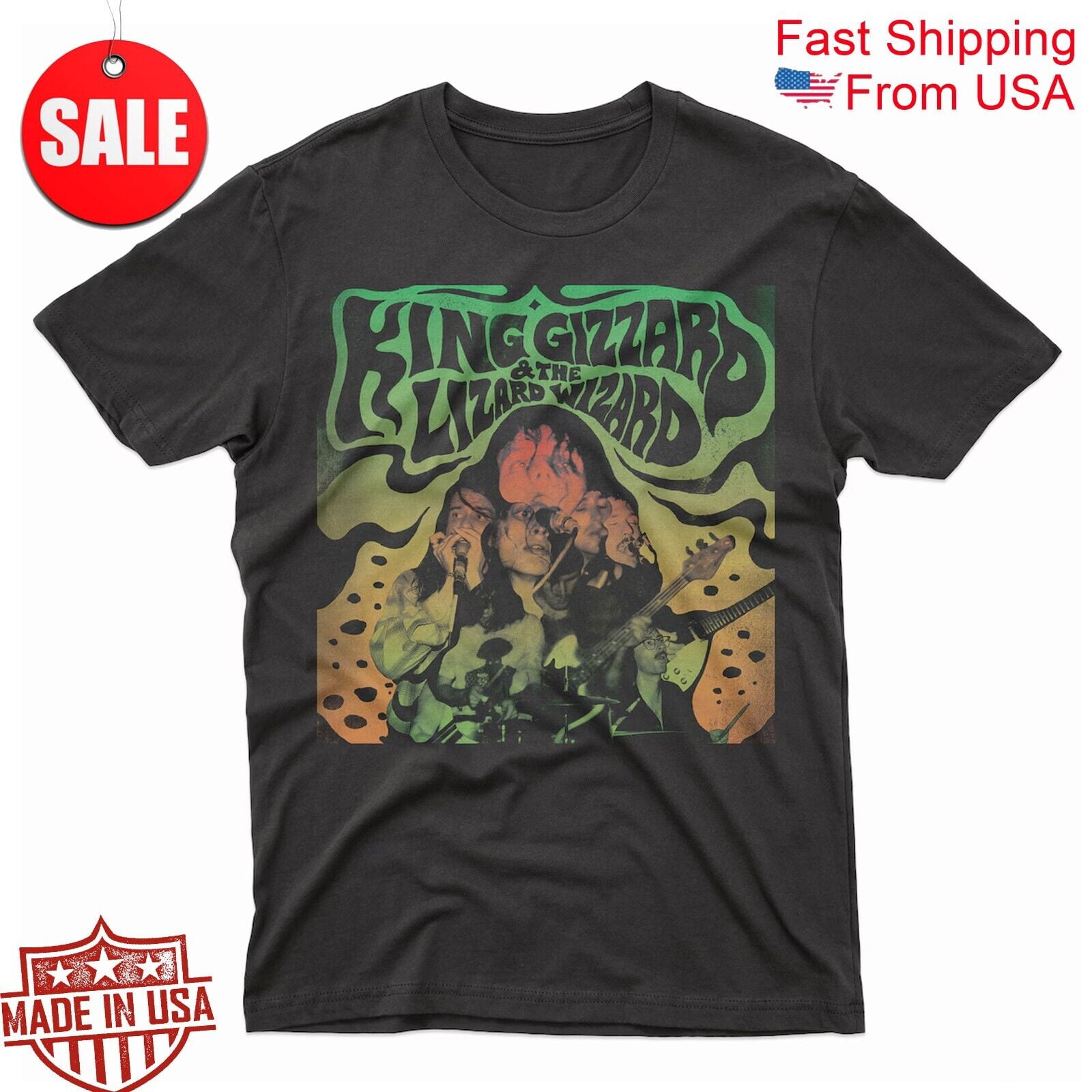 King Gizzard and the Lizard Wizard Gift For Fans Unisex All Size Shirt ...