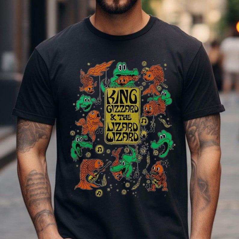 King Gizzard and the Lizard Wizard Shirt, King Gizzard Merch, KGLW ...