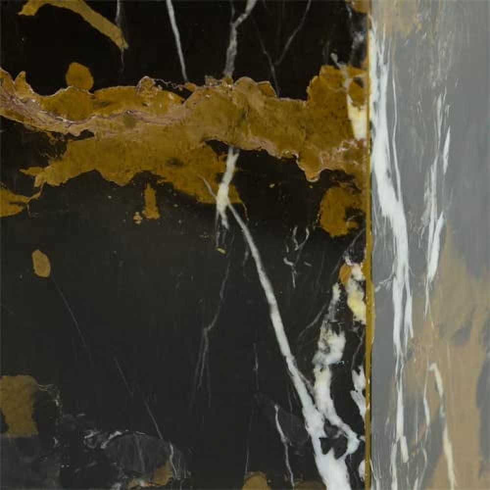 King Gold Marble Tower Urn, Genuine Marble Urn for Ashes in Book Shape ...