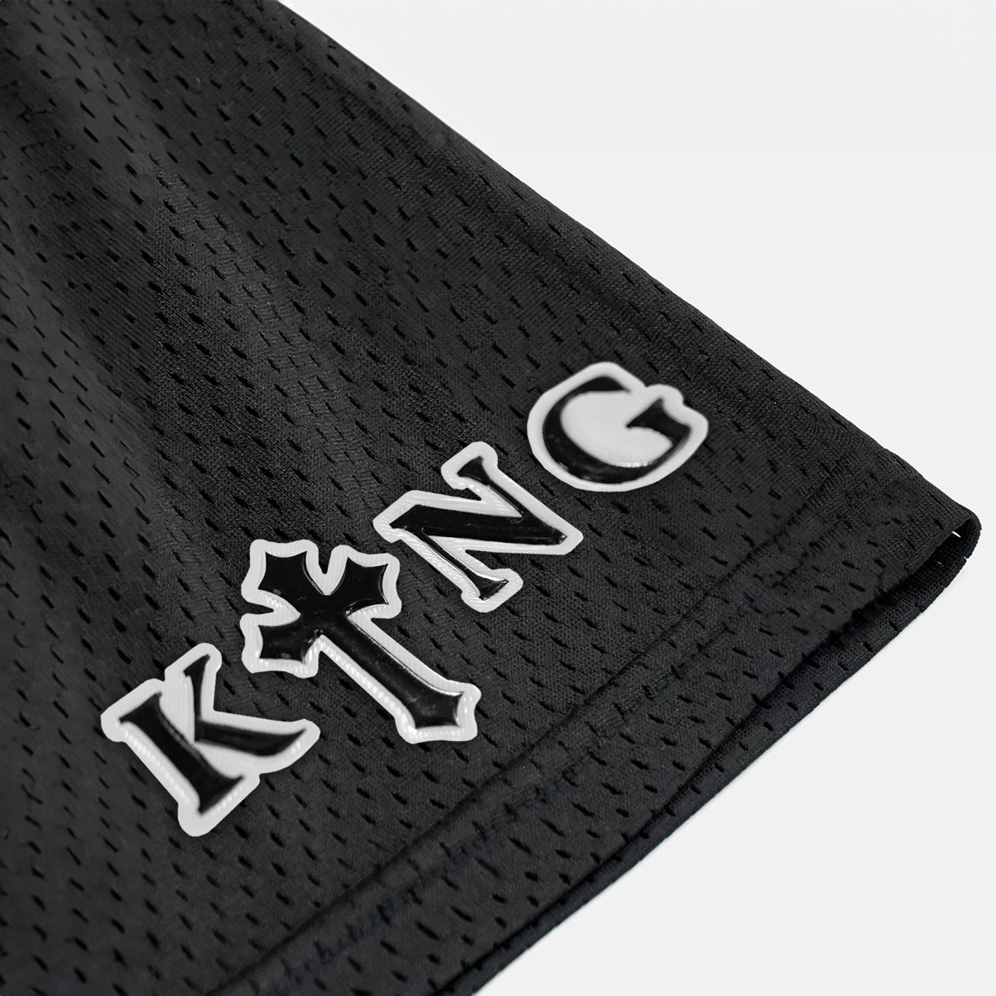 King Gothic Cross Patch Shorts - 7" - Walmart.com