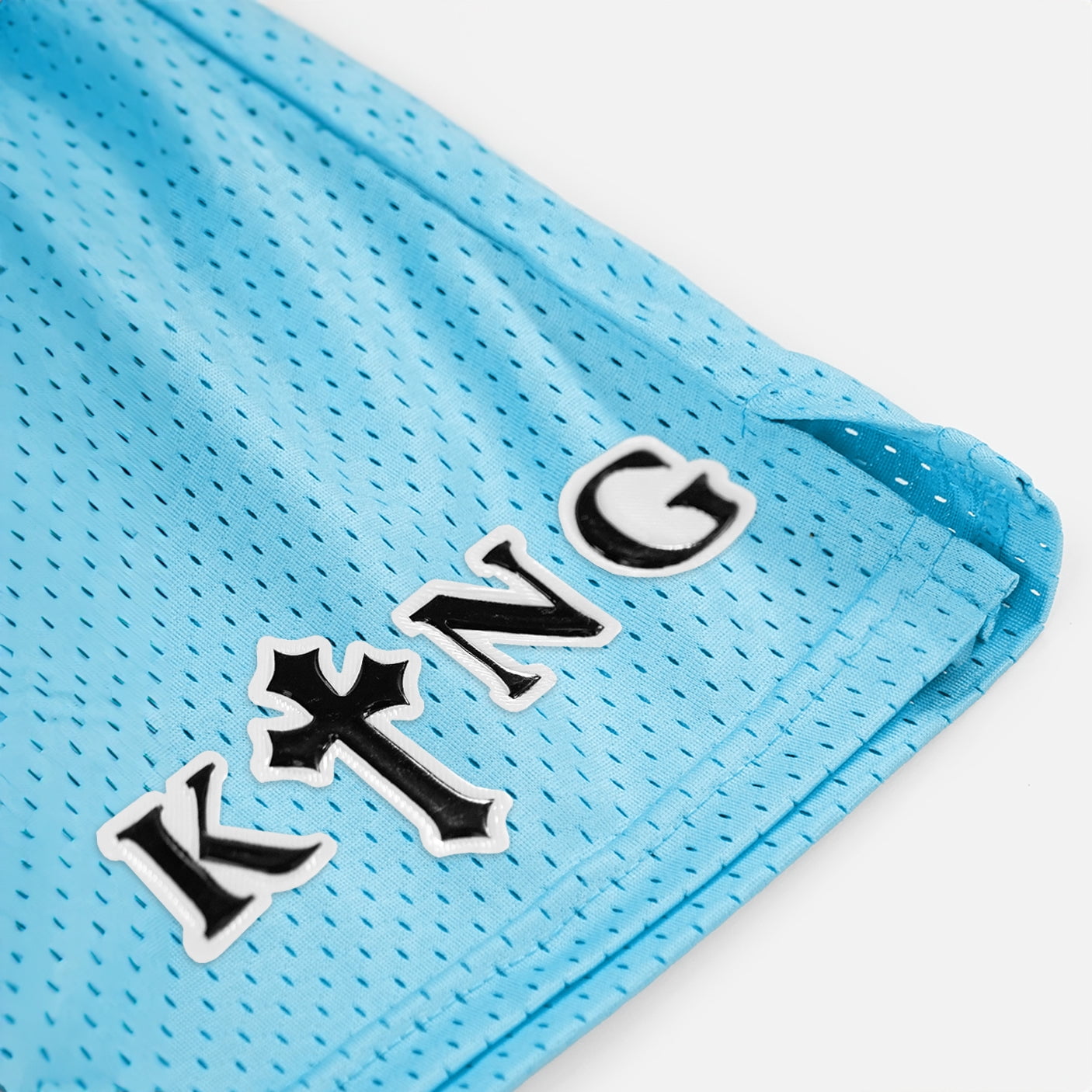 King Gothic Cross Patch Shorts - 7" - Walmart.com