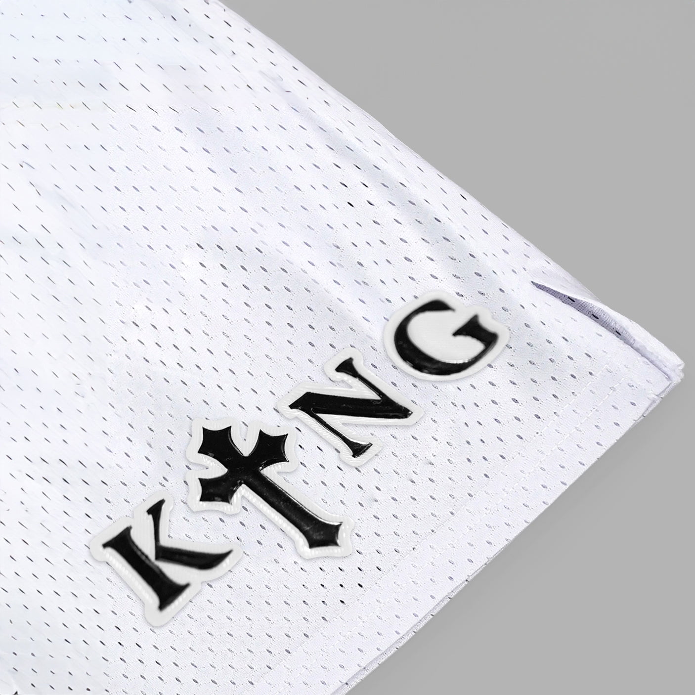 King Gothic Cross Patch Shorts - 7" - Walmart.com