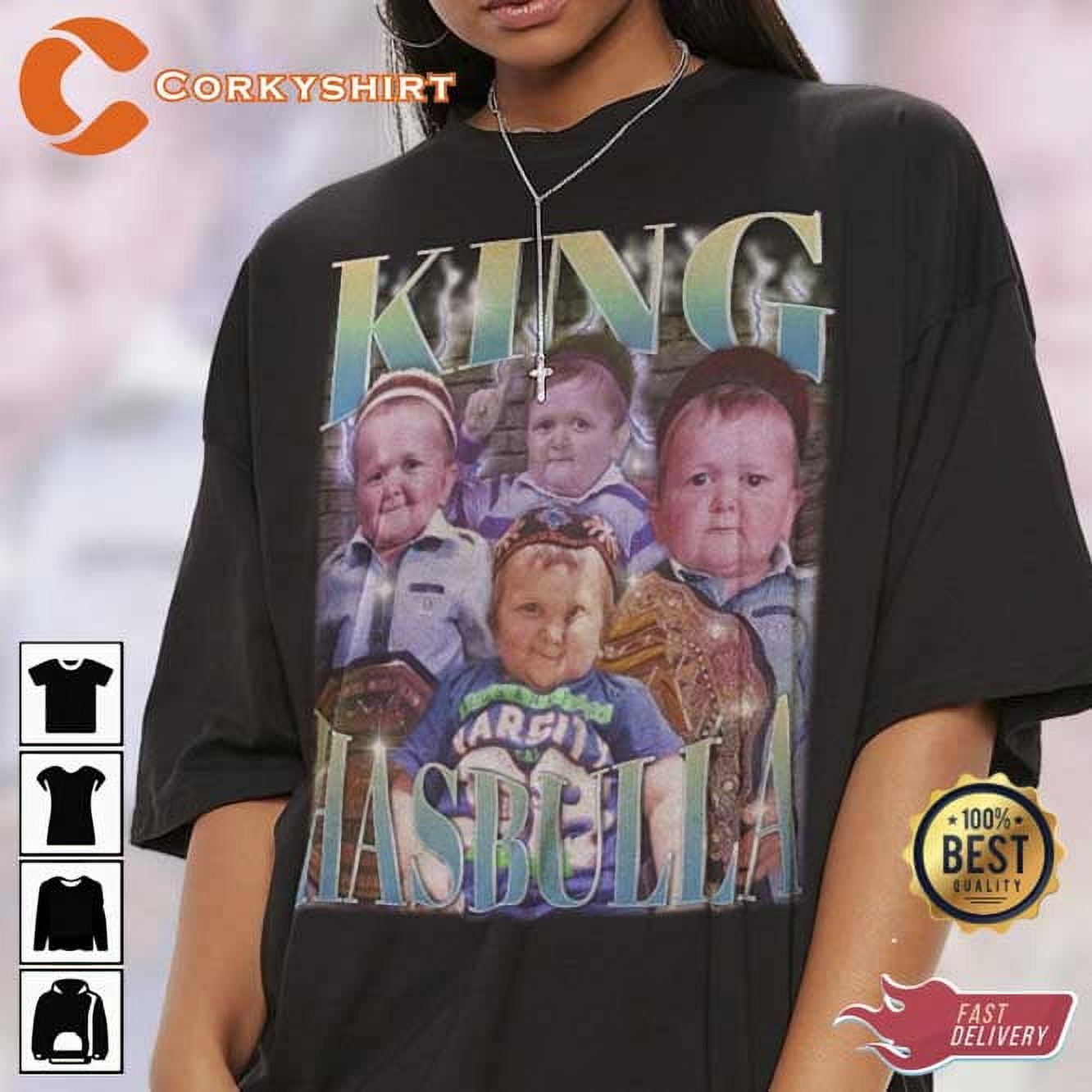 King Hasbulla Magomedov Mini Khabib Unisex Shirt For Fans - Walmart.com