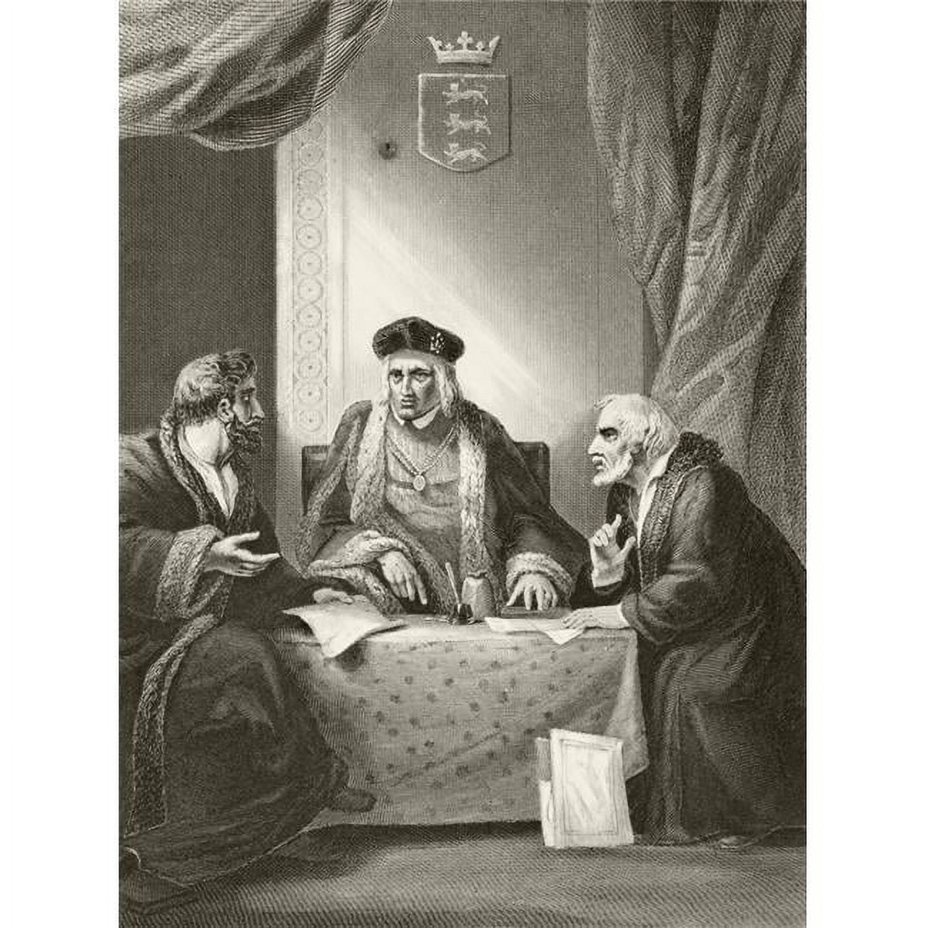 King Henry VII of England with Sir Richard Empson & Edmund Dudley Two ...