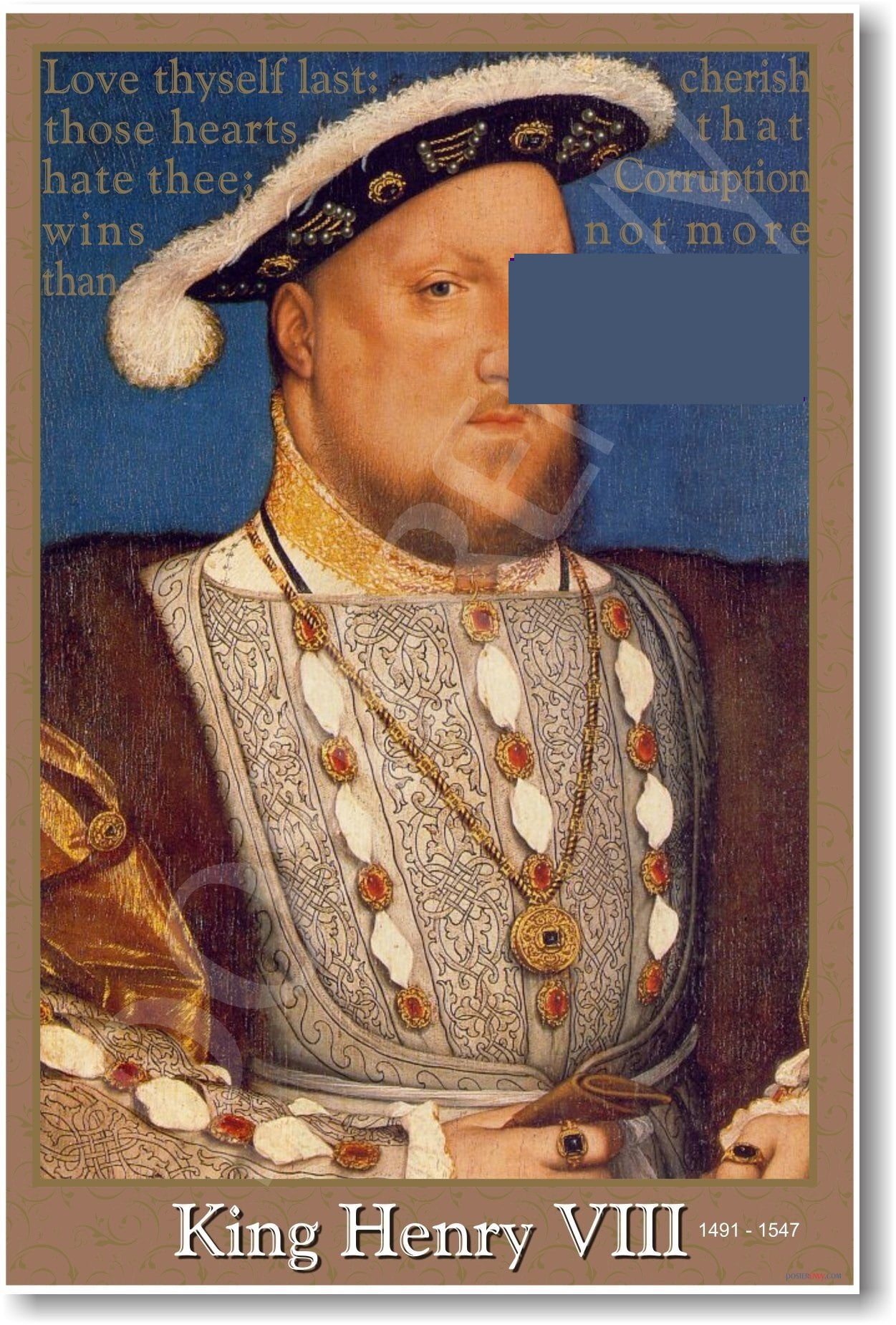 King Henry VIII - Social Studies Classroom Poster - Walmart.com