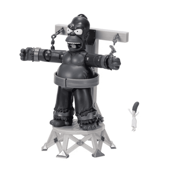 King Homer Premium Action Figure with Mini Marge from The Simpsons by ...