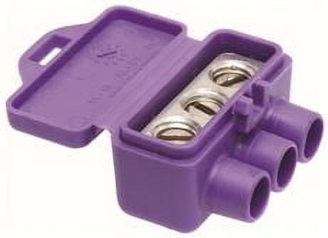 Alumiconn 3-Port Aluminum To Copper Wire Lug, Purple - Walmart.com
