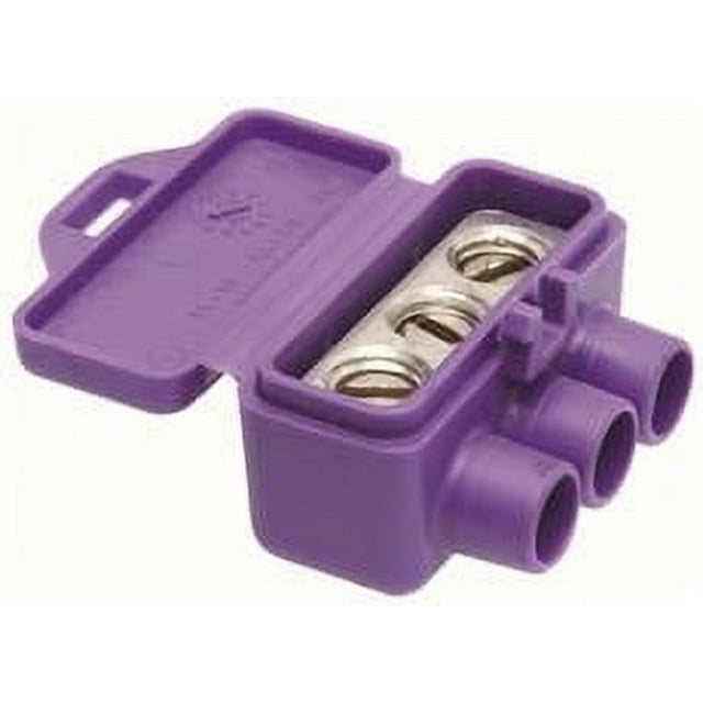 Alumiconn 3-Port Aluminum To Copper Wire Lug, Purple - Walmart.com
