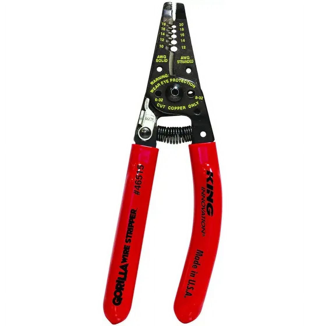 King Innovation ECM 46515 Gorilla Wire Stripper/ Cutter W/ Handle Lock ...