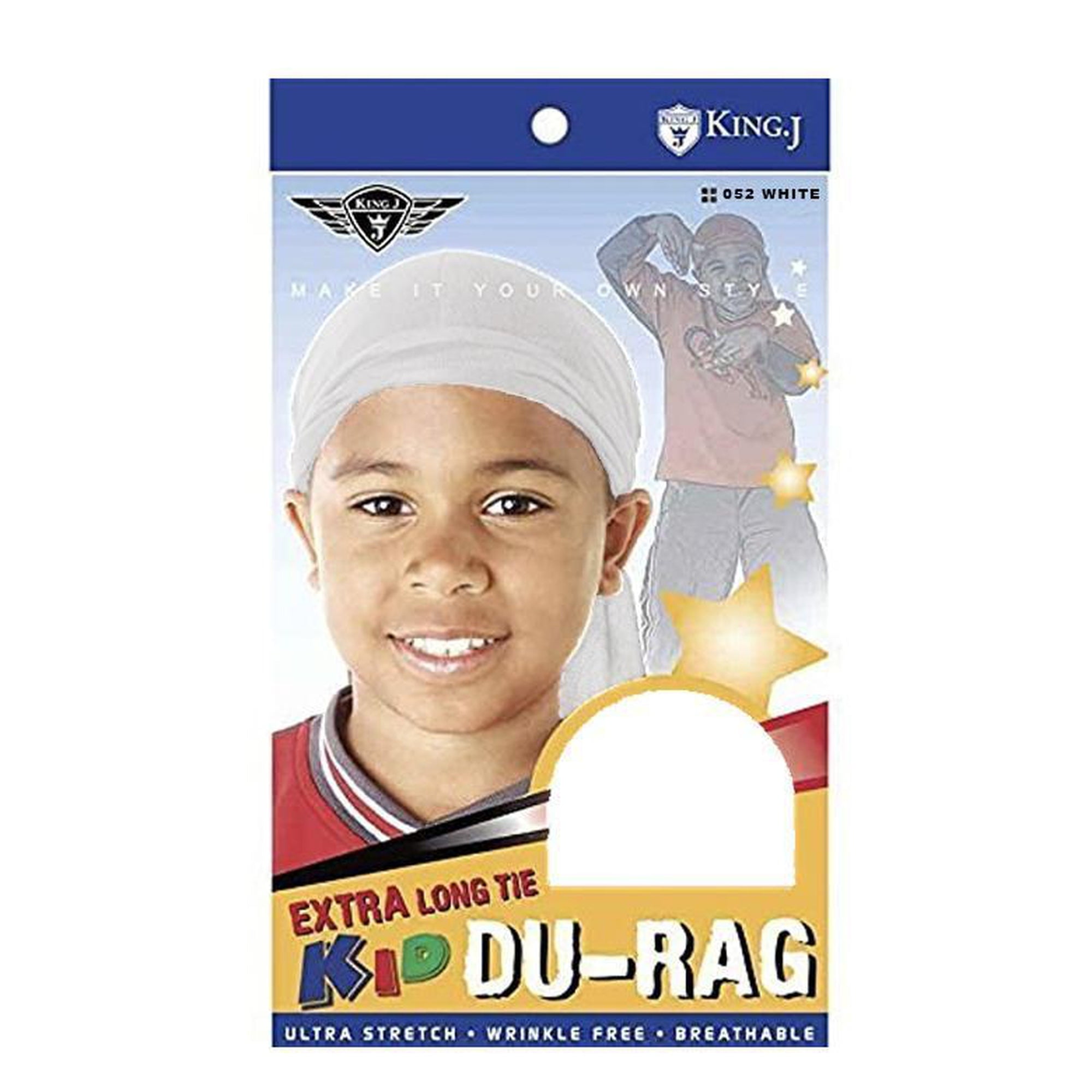 King J Extra Long Tie Kid Du-Rag #50 - Walmart.com