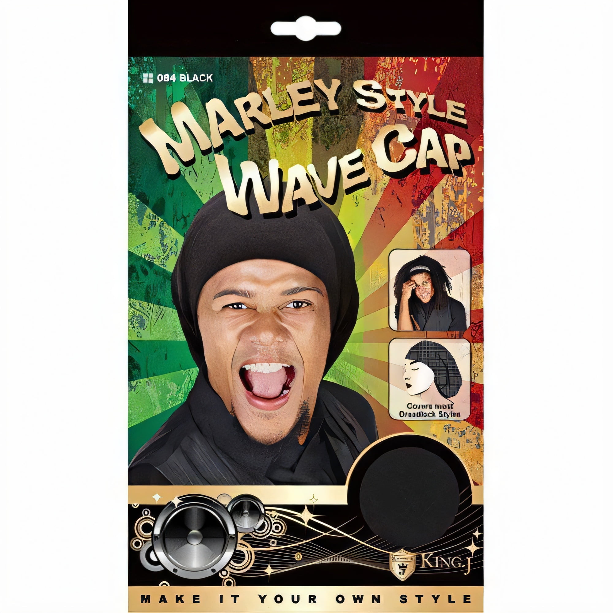 King J Marley Style Wave Cap #084 - Walmart.com