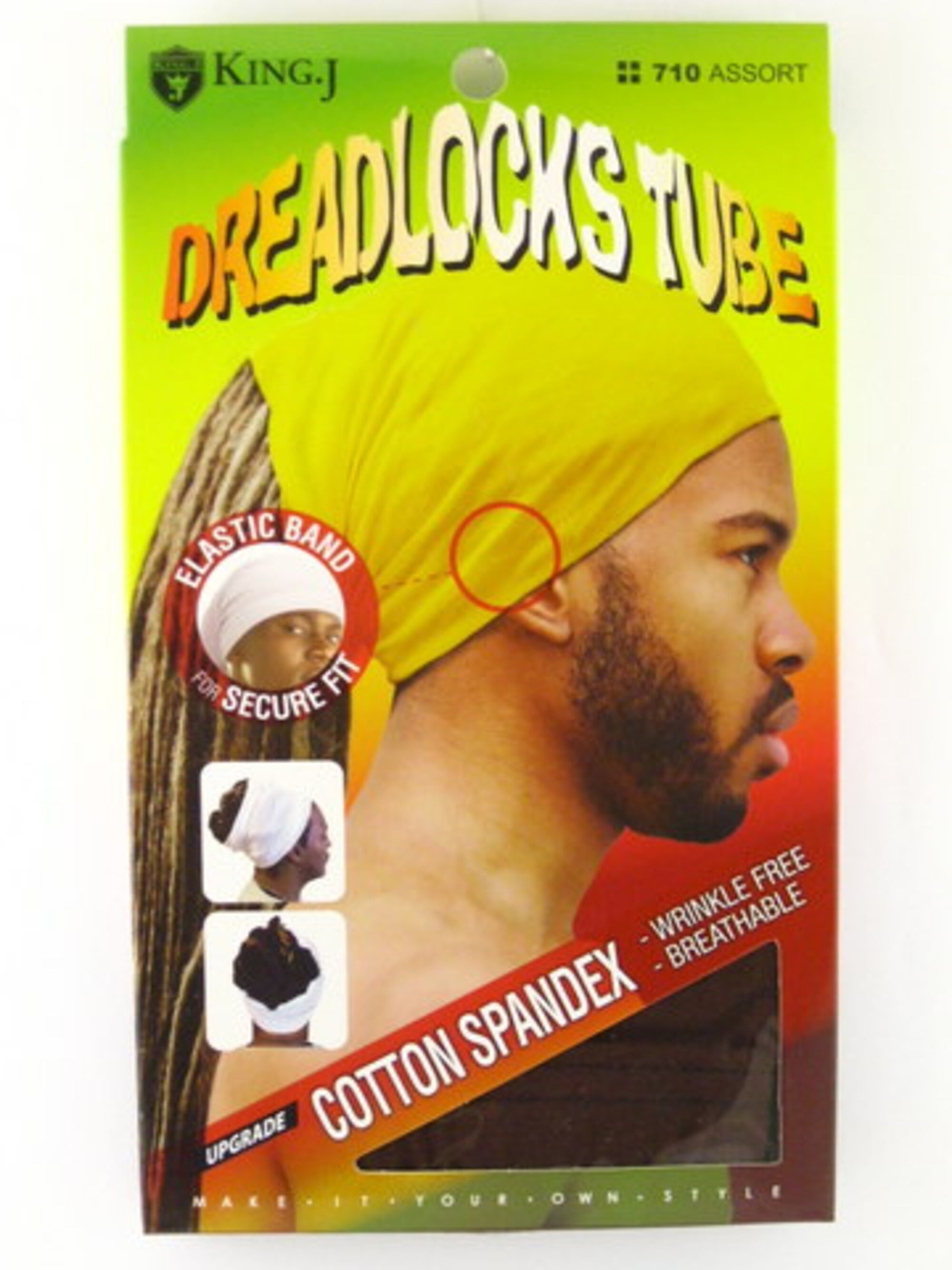King.J Unisex Cotton Dreadlocks Tube Hat, Brown, 1 Count - Walmart.com