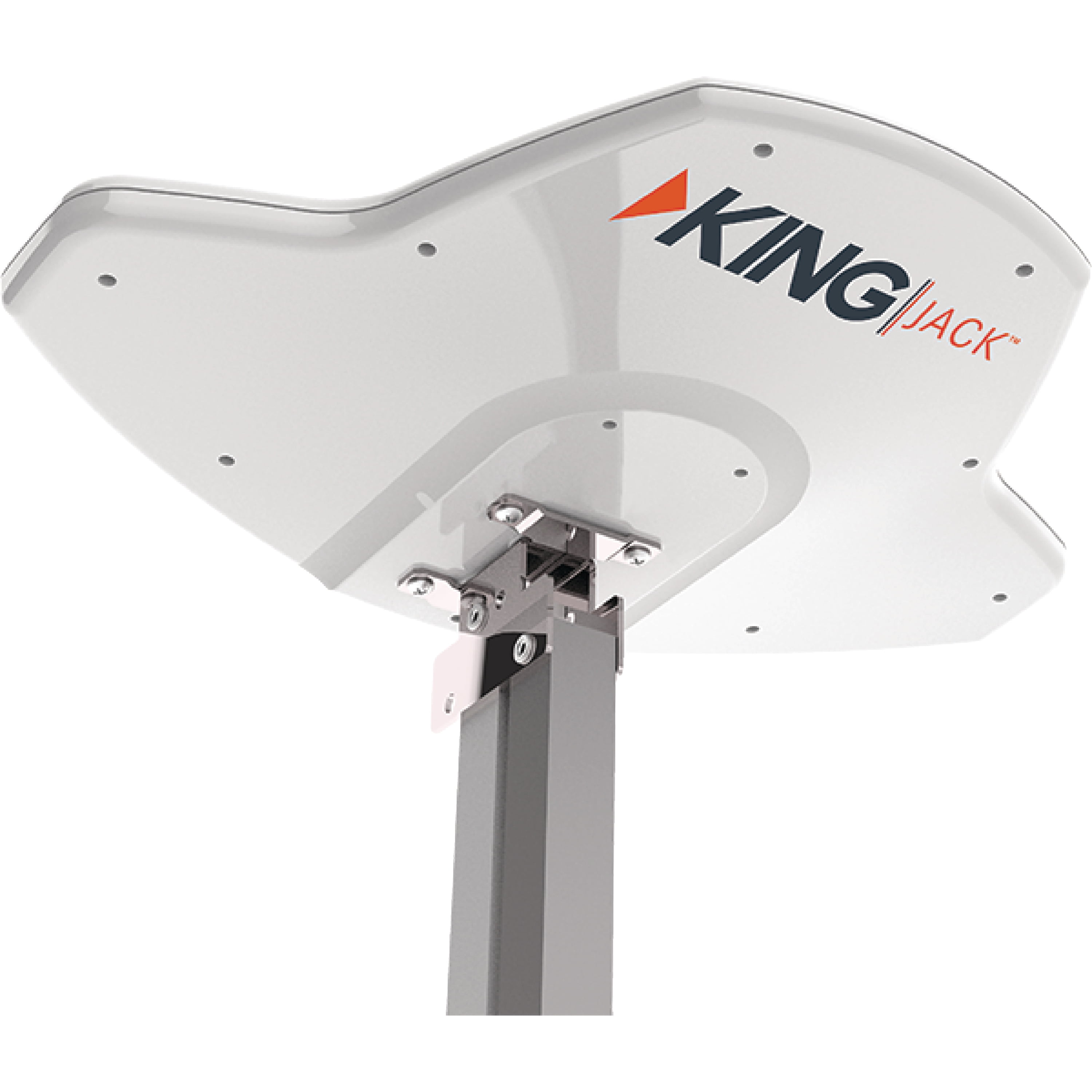 King Jack OA8300 White RV Antenna Head, Outdoor Booster Roof TV Upgrade ...