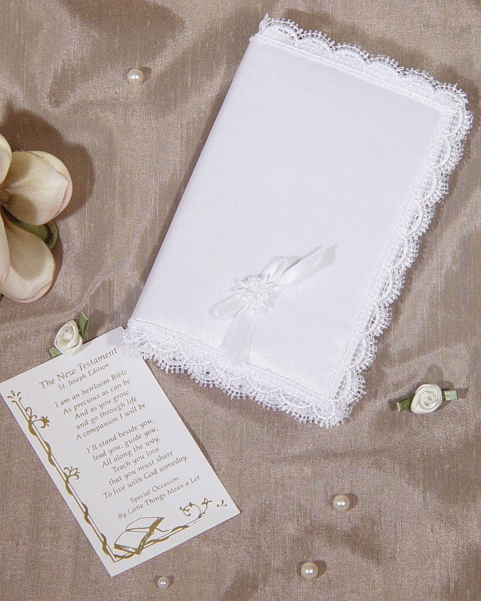 King James Bible New Testament with Satin Cover and Bow - Walmart.com