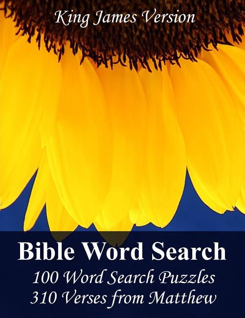 King James Bible Word Search (Matthew) : 100 Word Search Puzzles with ...