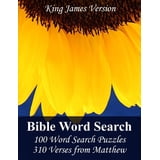 King James Bible Word Search (Matthew) : 100 Word Search Puzzles with ...
