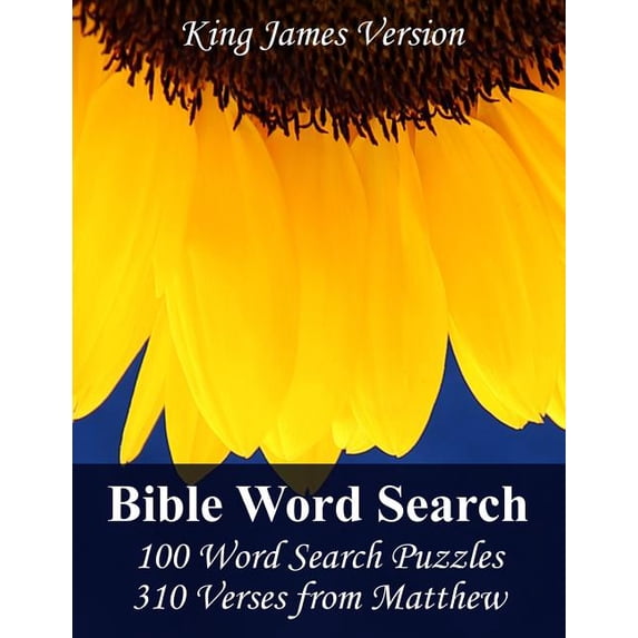 King James Bible Word Search (Matthew) : 100 Word Search Puzzles with ...