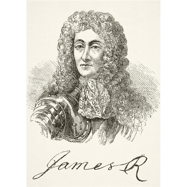 King James II of England. Also Known As The Duke of York. Portrait ...