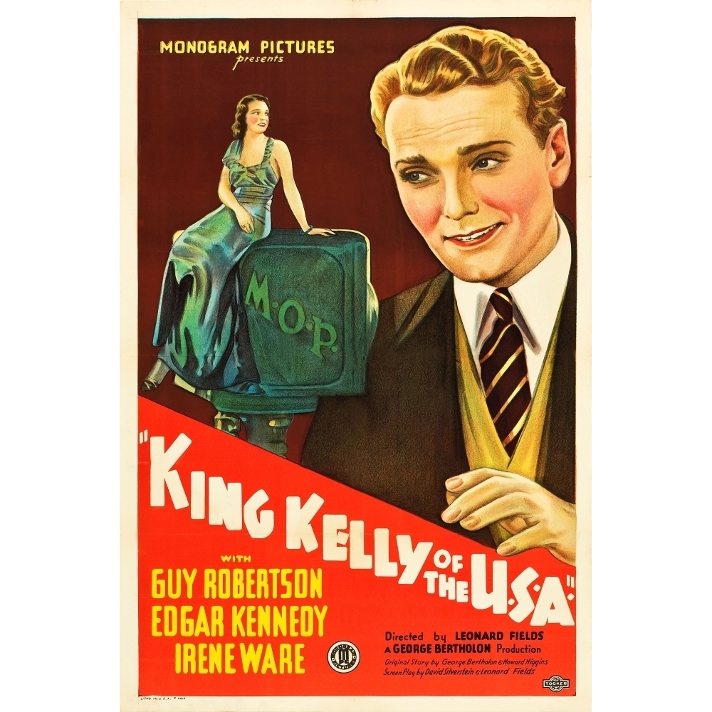 King Kelly Of The U.S.A. Us Poster Art From Left: Irene Ware Guy ...