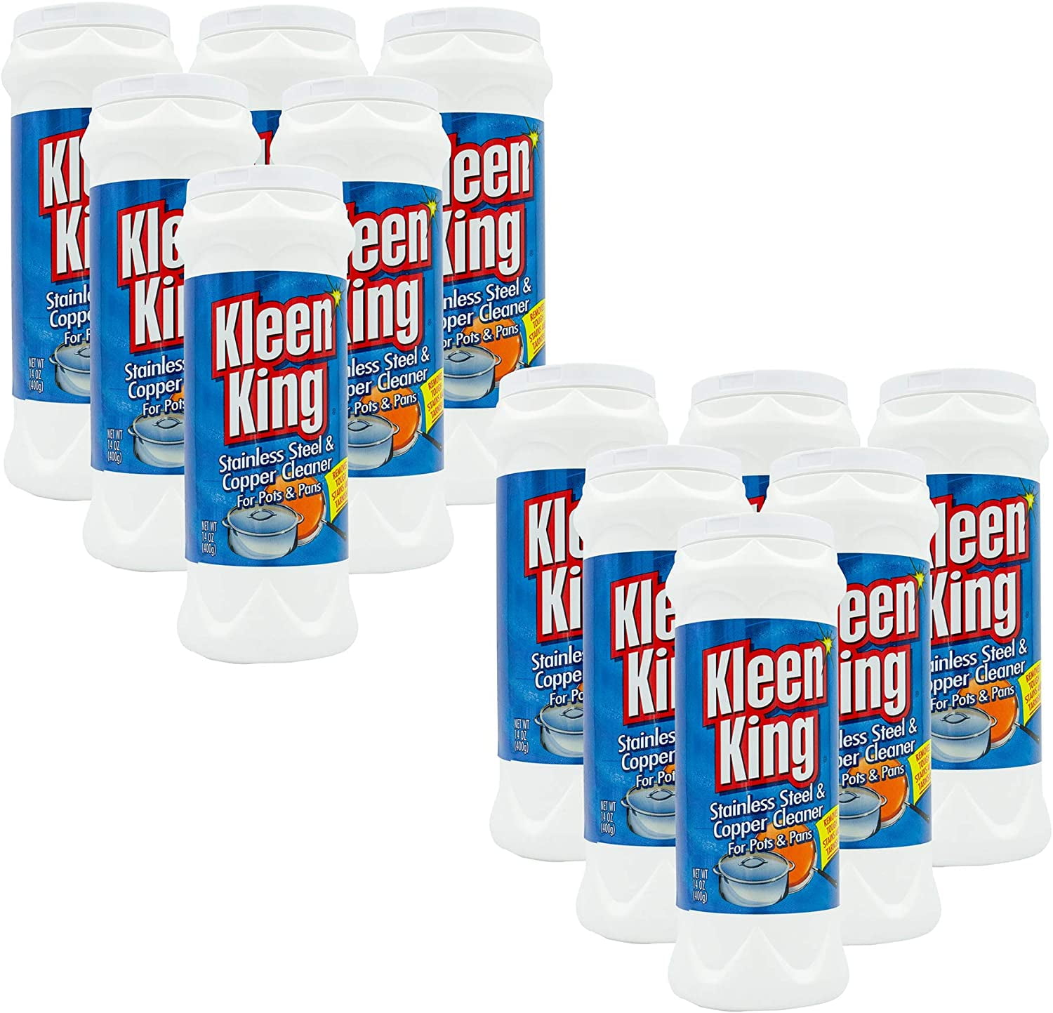 King Kleen Stainless Steel Cookware Cleaner and Copper Cleaner (14 oz ...